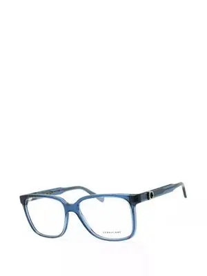 FERRAGAMO Rectangle-frame Glasses - Blue