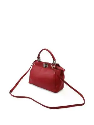 Fendi Peekaboo Top-handle Bag - Red