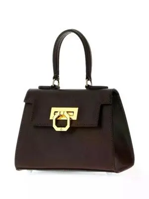 CARBOTTI Licia Leather Tote Bag