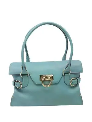 FERRAGAMO Virna Gancini Handbag - Blue