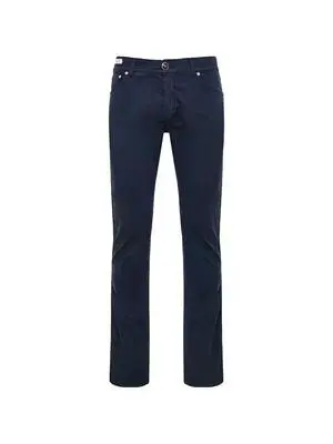 RICHARD J. BROWN Tokyo Logo-patch Trousers - Blue