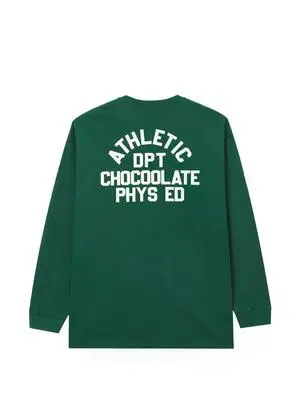 CHOCOOLATE Logo-print Long-sleeve T-shirt - Green