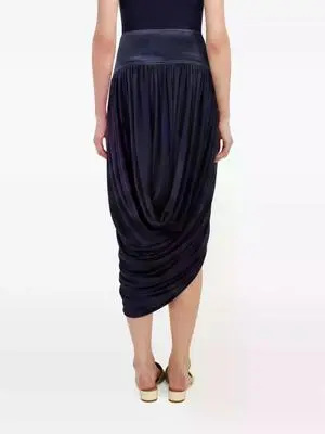 FERRAGAMO Gathered Midi Skirt