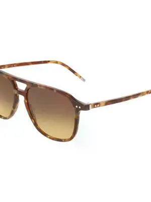 Paul Smith Tortoiseshell-effect Pilot-frame Sunglasses - Brown