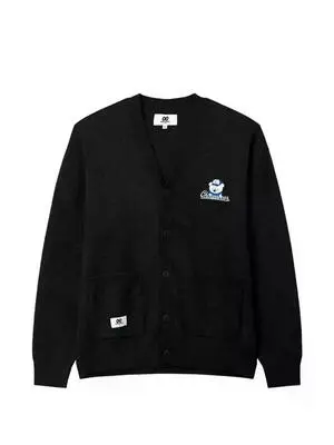 CHOCOOLATE Chocoobear Patch Cardigan - Black