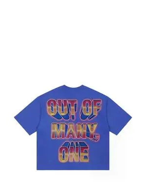 GODSPEED Graphic-print Cotton T-shirt - Blue