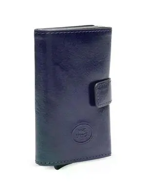 THE BRIDGE Logo-embossed Leather Cardholder