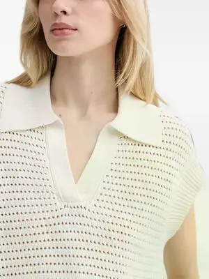 Marc O'polo Open-knit V-neck Vest