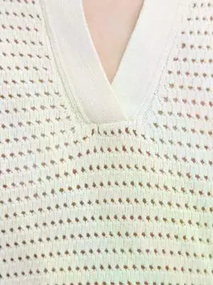 Marc O'polo Open-knit V-neck Vest
