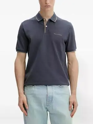 Marc O'polo Logo-embroidered Polo Shirt - Blue