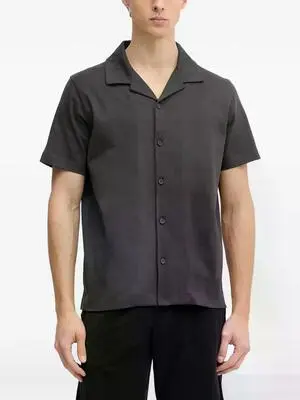 Marc O'polo Short-sleeve Camp-collar Shirt - Grey