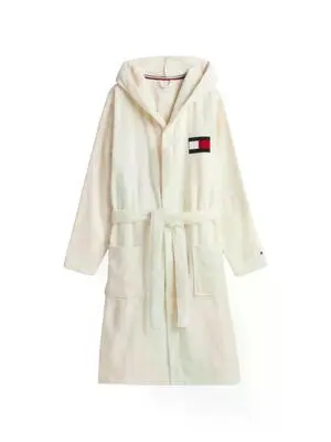 Tommy Hilfiger Logo-patch Hooded Bathrobe
