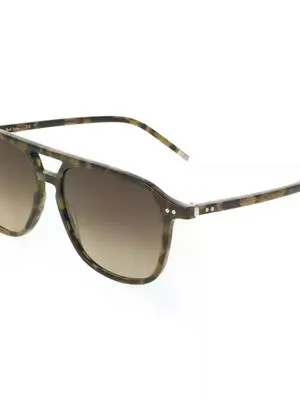Paul Smith Tortoiseshell-effect Pilot-frame Sunglasses