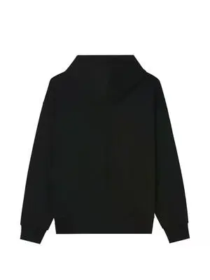 CHOCOOLATE Graphic-print Drawstring Hoodie - Black