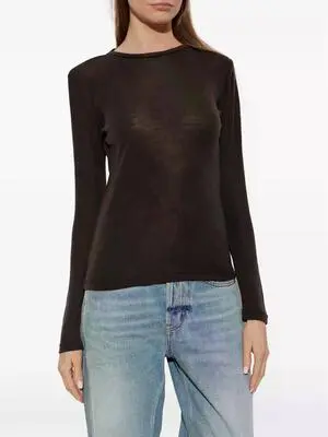 GESTUZ Gzninia Long-sleeve Top - Black