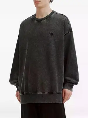 FIVE CM Star-patch Acid-wash Sweatshirt
