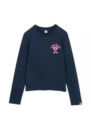 AAPE BY *A BATHING APE Apee Baby Club Mini Heart Logo T-shirt - Blue