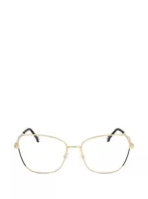 Carolina Herrera Cat-eye Frame Glasses - Gold