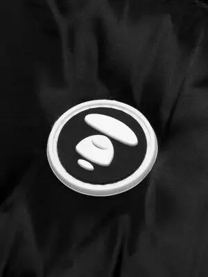 AAPE BY *A BATHING APE Hooded Padded Jacket - Black
