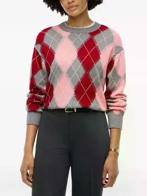 Tommy Hilfiger Argyle-pattern Cotton Jumper