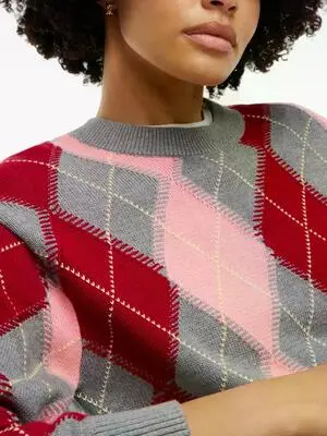 Tommy Hilfiger Argyle-pattern Cotton Jumper