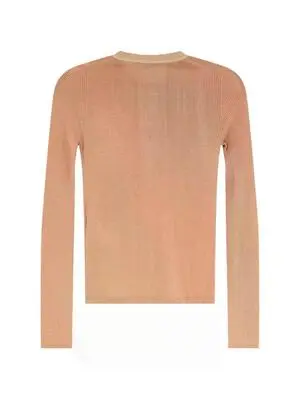 Chloé Henley Ribbed-knit T-shirt