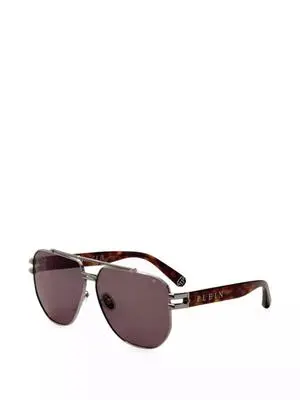 Philipp Plein Pilot-frame Sunglasses - Silver