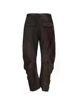 JIYONGKIM Sun-bleached Panelled Tapered Trousers