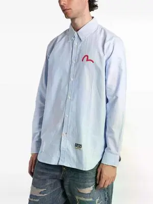 EVISU Logo-print Long-sleeve Shirt