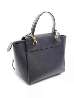 Celine 2015-2026 Nano Grained Calfskin Belt Bag Satchel - Black