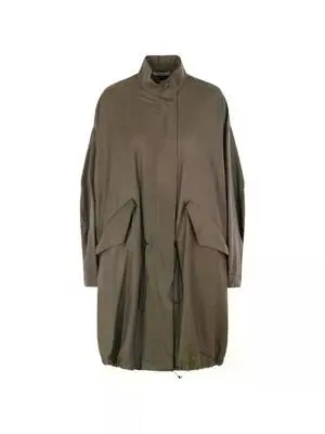 Dusan Oversized Wool Parka - Green