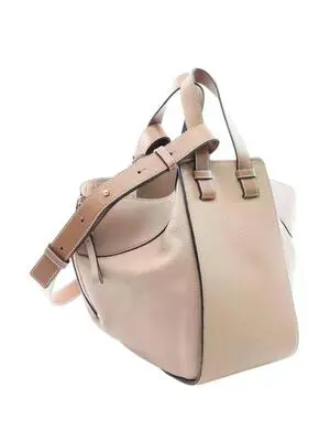 Loewe 2010-2026 Small Grained Calfskin Drawstring Hammock Bag Satchel