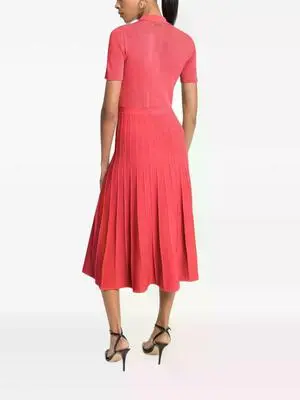 Michael Kors Ribbed-knit Polo Dress