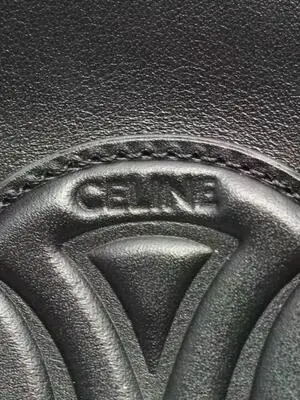 Celine 2020-2026 Smooth Calfskin Cuir Triomphe Satchel