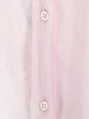 SA SU PHI Tie-neck Silk Shirt