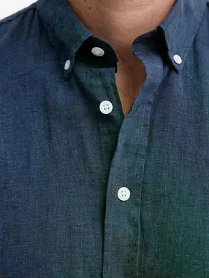 LINDBERGH Button-down Linen Shirt
