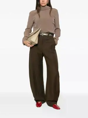 RAME Cowl-neck Backless Blouse