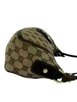 Gucci 2000-2015 Gg Canvas Abbey D Ring Pochette Handbag