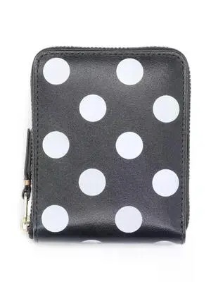 Comme Des Garçons Polka-dot Leather Wallet