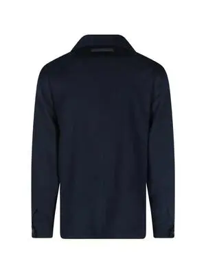Zegna Oasi Cashmere Alba Overshirt - Blue