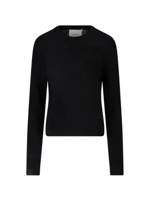 LISA YANG Solene Fine-knit Sweater - Black