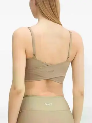 CASALL Wrap-style Sports Bra - Neutrals