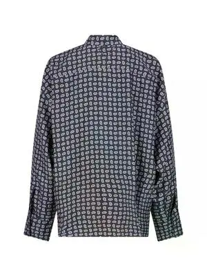 Prada Paisley-print Silk Shirt