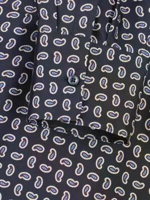 Prada Paisley-print Silk Shirt