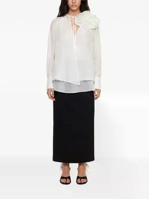 Magda Butrym Pencil Maxi Skirt - Black