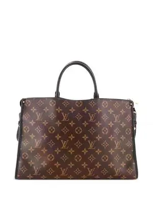 LOUIS VUITTON Popincourt Nm Handbag Monogram Canvas With Leather Mm Satchel
