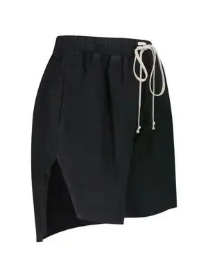 Rick Owens Drawstring Leather Shorts