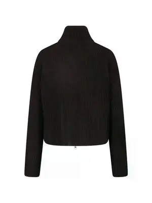 LISA YANG Ribbed Zip-up Cardigan