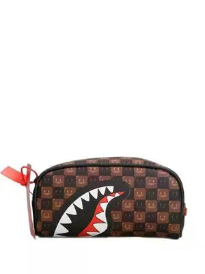 SPRAYGROUND Check-pattern Pouch - Brown