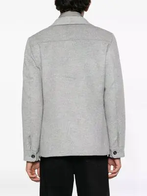 MOORER Double-breasted Notched-lapel Jacket